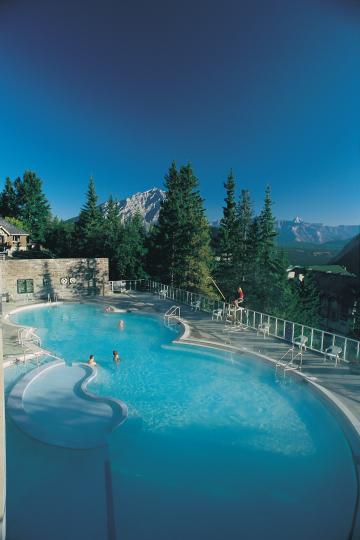 Rimrock Resort Hotel, Banff is surrounded by the Rocky Mountains. Wow