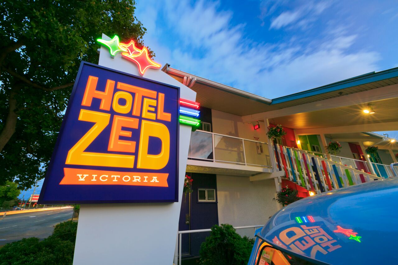 Hotel Zed Victoria is downtown and a fun and eclectic place to stay.